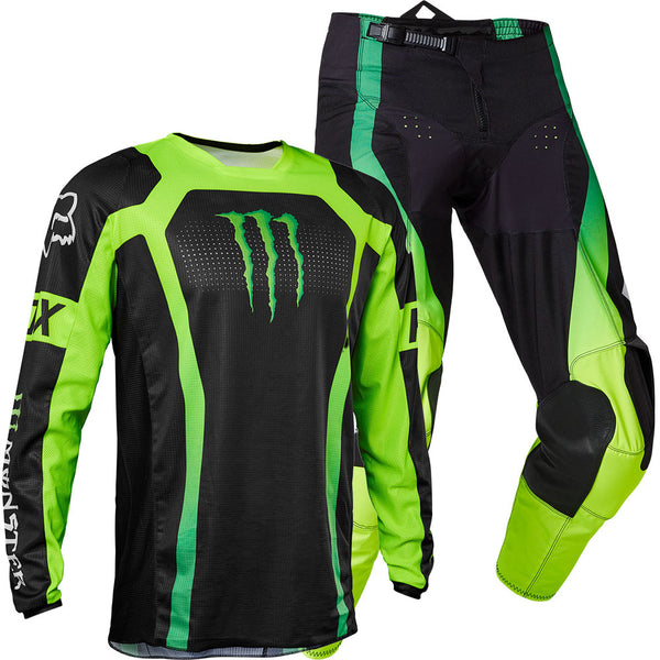 Fox 180 Monster Motocross Kit Combo (Black) – GO-MX